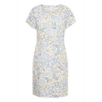 Part Two Blau Botanisches Print Kleid - - Dresses - Damen - Mehrfarbig - XS