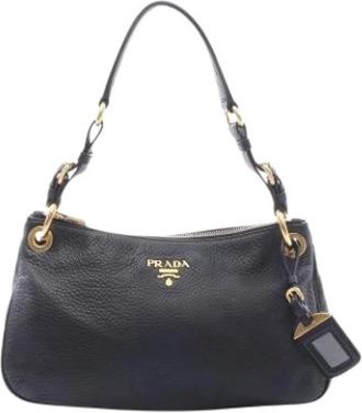 Prada Sac bandouli&egrave;re vintage doccasion - Femme - Pre-owned - Noir - Taille: ONE Size