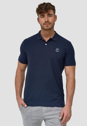Indicode Poloshirt Herren Wadim Polo Shirt Herrenshirt mit feiner Logo-Stickerei auf der Brust