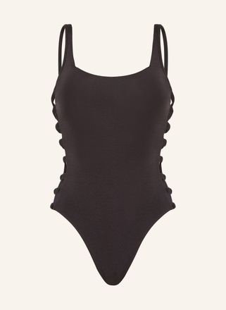 Watercult Watercult Badeanzug Shimmering Solids schwarz