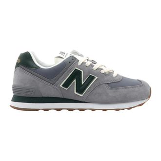 New Balance Homme, Chaussures, Gris, Taille: 42 1/2 EU Baskets en Daim avec Inserts Synth&eacute;tiques