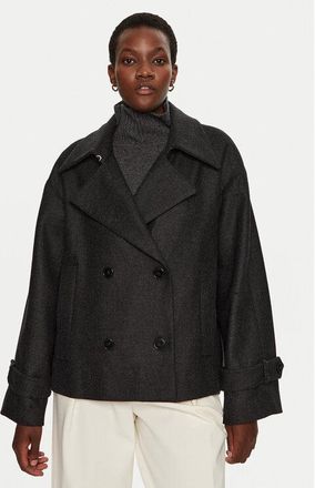 IVY OAK Wollmantel Janet IO119122 Grau Regular Fit