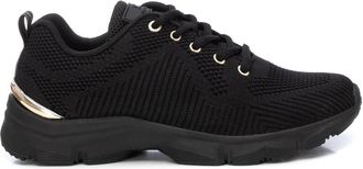 Xti Sportschuhe Sneaker Damen Schwarz - Bequeme und vielseitige Schuhe - Casual Mode - Modell 14245204 (Größe 36)