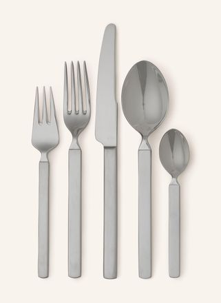 Alessi 30-Tlg. Besteck-Set Dry silber
