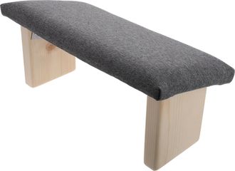 FOMIYES Klappbarer Gebetshocker aus Massivholz Knieschonender Meditationshocker Faltbare Holzbank f&uuml;r Yoga Zen und Reisen Stabil und Tragbar