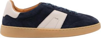 Magnanni Low Top-Sneaker aus Wildleder mit Kontrast-Details in