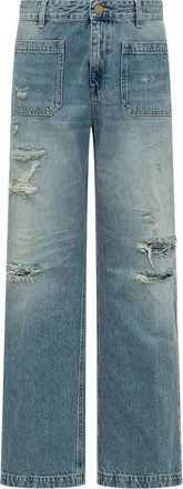 Seafarer Femme, Jeans, Bleu, Taille: W26 Jean &Eacute;vas&eacute; Curt