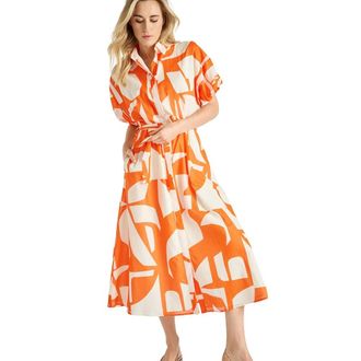 Marie M&eacute;ro Damen, Kleider, Orange, 3XLGr&ouml;&szlig;e