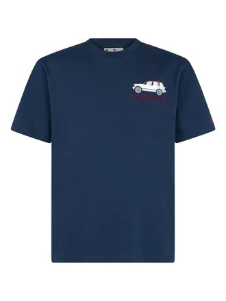 MC2 Saint Barth t-shirt &agrave; motif voiture - Bleu