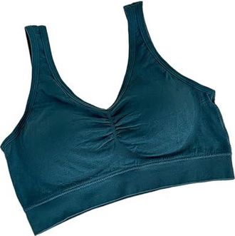 Generic Lot de 2 soutiens-gorge Raus Land en latex avec bonnets fixes de grande taille, doux et doux pour la peau, confortables pour le corps., bleu, A