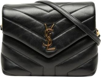 Saint Laurent Sac bandouli&egrave;re Loulou Pre-owned - Femme - Pre-owned - Noir - Taille: ONE Size
