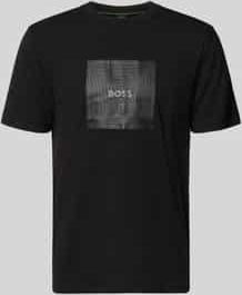 HUGO BOSS Regular Fit T-Shirt mit Logo Print