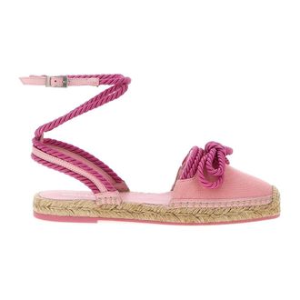 Mach & Mach Mach & Mach, Femme, Chaussures, Rose, Taille: 41 EU Double Bow Riviera Espadrilles