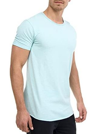 Indicode Hommes Willbur Tee Shirt | T-Shirt à col Rond Surf Spray M