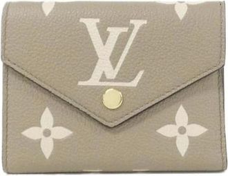 Louis Vuitton Portefeuille Monogram Empreinte Pre-owned - Femme - Pre-owned - Beige - Taille: ONE Size