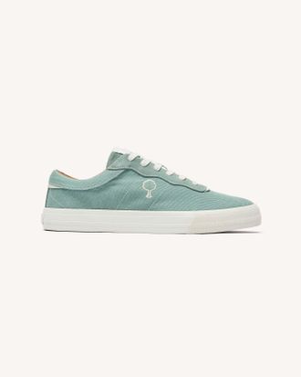 Faguo Baskets en toile vert clair