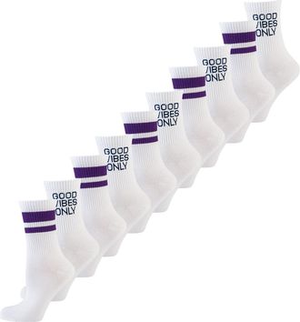 Nur Die Freizeitsocken Statement Socken mit Stickerei