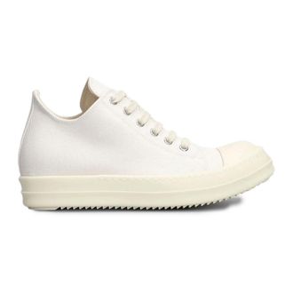 Rick Owens Femme, Chaussures, Blanc, Taille: 37 EU Temple Low Baskets