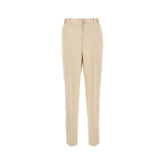 Toteme Satin Sand Hose - - Trousers - Damen - Beige - S
