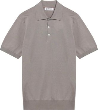 Brunello Cucinelli Homme, Tops, Brun, Taille: L Pull Polo