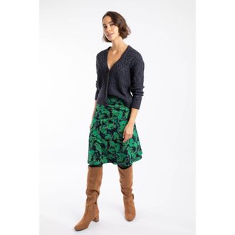 Weird Fish Malmo Rock f&uuml;r Damen, Stretch, Jersey (Nachtblau)