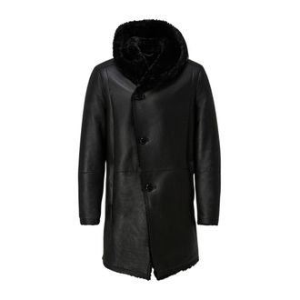 VSP Vsp, Homme, Vestes, Noir, Taille: M Teo Shearling Coat