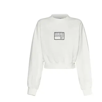 John Richmond Femme, Sweatshirts et sweats &agrave; capuche, Blanc, Taille: 42 FR SweaT-shirt Wamio
