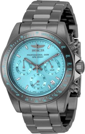 Invicta Speedway 50820 Herrenuhr - Quarzwerk - Edelstahl mit blauem Zifferblatt - 39 mm