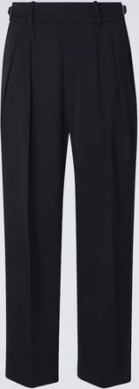 Dolce & Gabbana Weite Hose aus Schurwoll-Gabardine