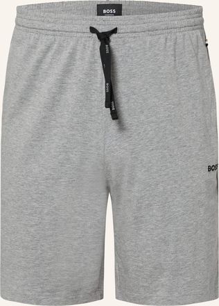 HUGO BOSS Schlafshorts Mix & Match grau