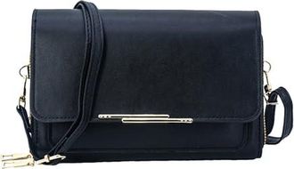 Generic Pour t&eacute;l&eacute;phone portable - Sac &agrave; bandouli&egrave;re - Sac &agrave; bandouli&egrave;re compact - Sac &agrave; bandouli&egrave;re - Porte-monnaie en cuir PU, portefeuille portable pour poc