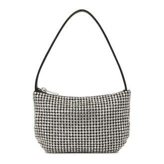 Kazar Kleine Handtasche mit silbernen Zirkonen - - Bags - Damen - Grau - ONE SIZE