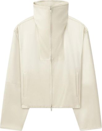 Nanushka Femme, Vestes, Beige, Taille: 38 FR Funnel Neck Jacket
