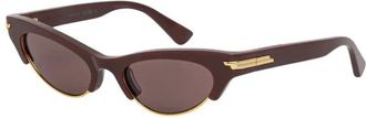 Bottega Veneta Femme, Accessoires, Brun, Taille: 52 MM Lunettes de soleil