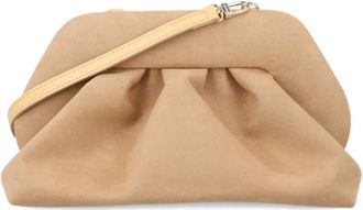 Themoir&egrave; Femme, Sacs, Beige, Taille: ONE Size Tia Suede Clutch
