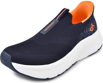JACKSHIBO Chaussures mains libres à enfiler pour homme - Soutien de la voûte plantaire - Chaussures orthopédiques en mousse à mémoire de forme - Chaussures de m