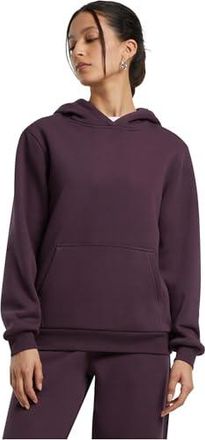 Build Your Brand By289-ladies Fluffy Hoody Sweat-Shirt &agrave; Capuche, Plumpurple, S Femme