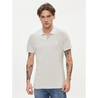 Calvin Klein Jeans Poloshirt J30J315603 Grau Slim Fit