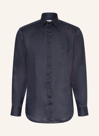Etro Etro Leinenhemd Regular Fit blau
