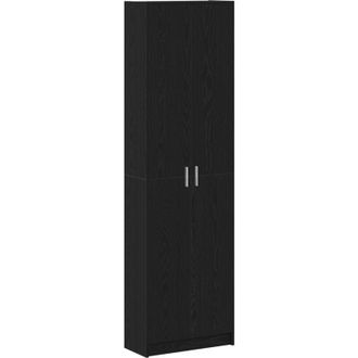 vidaXL Armoire Chêne noir 55 x 25 x 189 cm Bois dingénierie Vidaxl