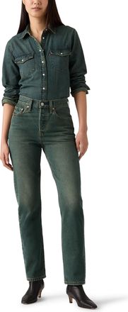 Levi's Damen 501 Original Jeans Verdant Ventures Blue 24 32