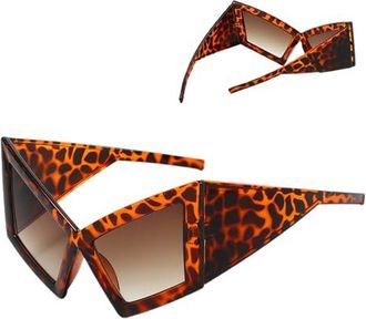 Generico Lunettes de soleil surdimensionn&eacute;es amusantes - Lunettes de f&ecirc;te tropicale - Costume d&eacute;t&eacute; - Accessoires de f&ecirc;te pour enfants - Accessoires de f&ecirc;te sur