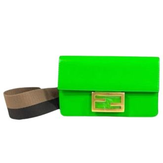 Fendi Sac bandouli&egrave;re Baguette Pre-owned - Femme - Pre-owned - Vert - Taille: ONE Size