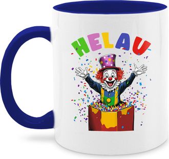 Shirtracer Tasse Tassen 325ml - & - Helau Clown Kost&uuml;m Karneval I Fasching Clown lustig I Clownkost&uuml;me Fastnacht Clowns Kost&uuml;m I Clownskost&uuml;m Fasnacht - 325 ml -