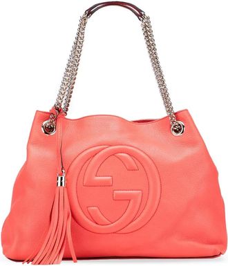 Gucci Shopper - Medium Leather Soho Chain Tote - Gr. unisize - in Gold - für Damen