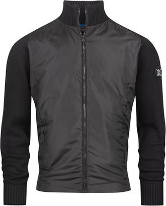 Indicode Hommes INTwix Jacket | Veste de transition avec col montant et fermeture &eacute;clair Black XXL