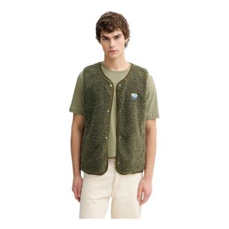 American Vintage Hoktown Vest - - Jackets - Herren - Gr&uuml;n - S