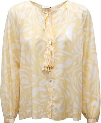 Marella Femme, Blouses et Chemises, Multicolore, Taille: 34 FR Gancio Cotton/Silk Shirt