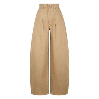 Jacquemus Femme, Pantalons, Beige, Taille: W25 Wide Pantalons