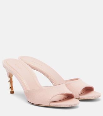 Gucci Mules Castello en cuir fa&ccedil;on poulain